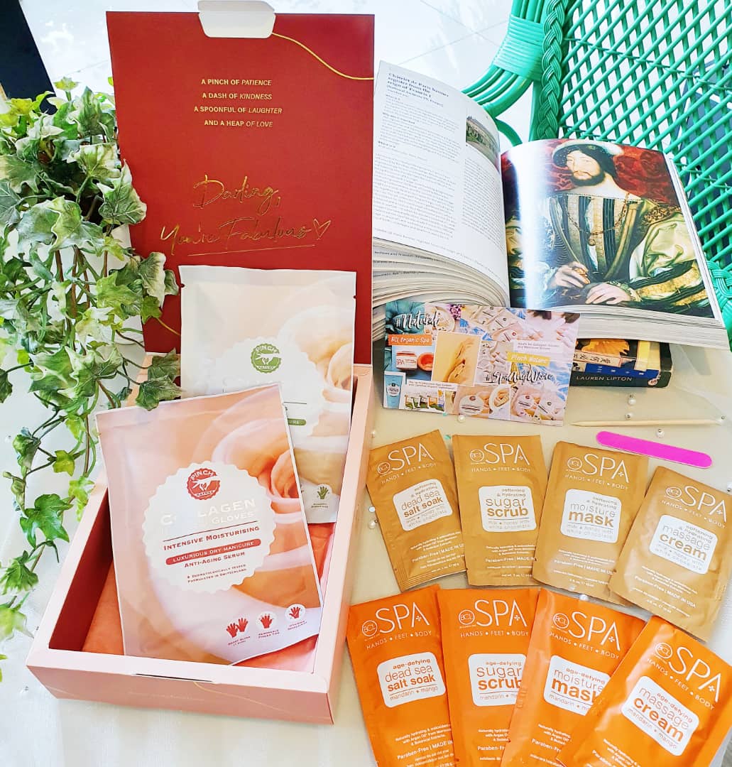 PINCH Home Spa Mani Pedi Kit with BCL SPA 4-Step System